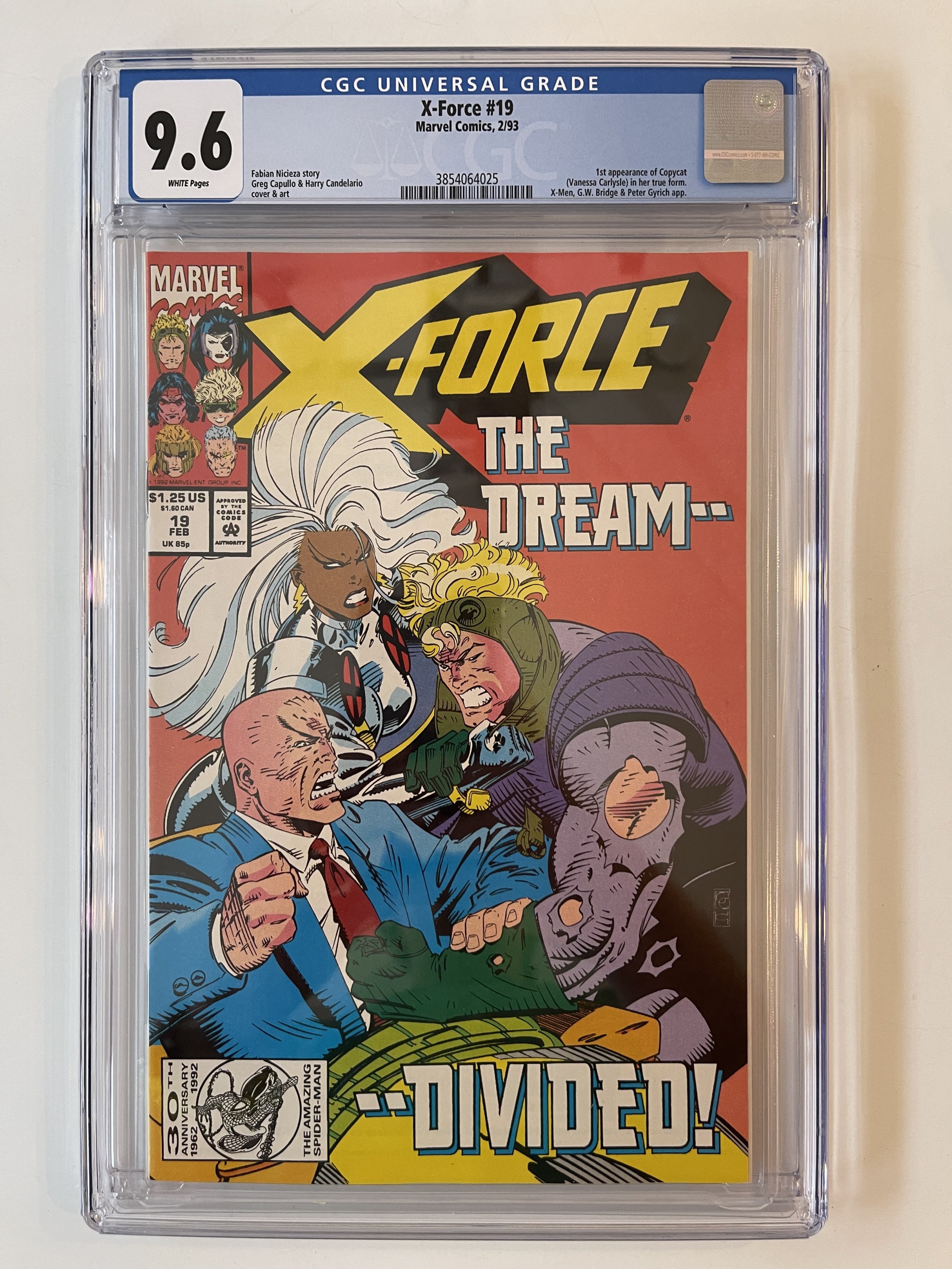 X-Force 19 cgc 9.6 - 1st appearance of Copycat Storm cover X-Men Marvel ...