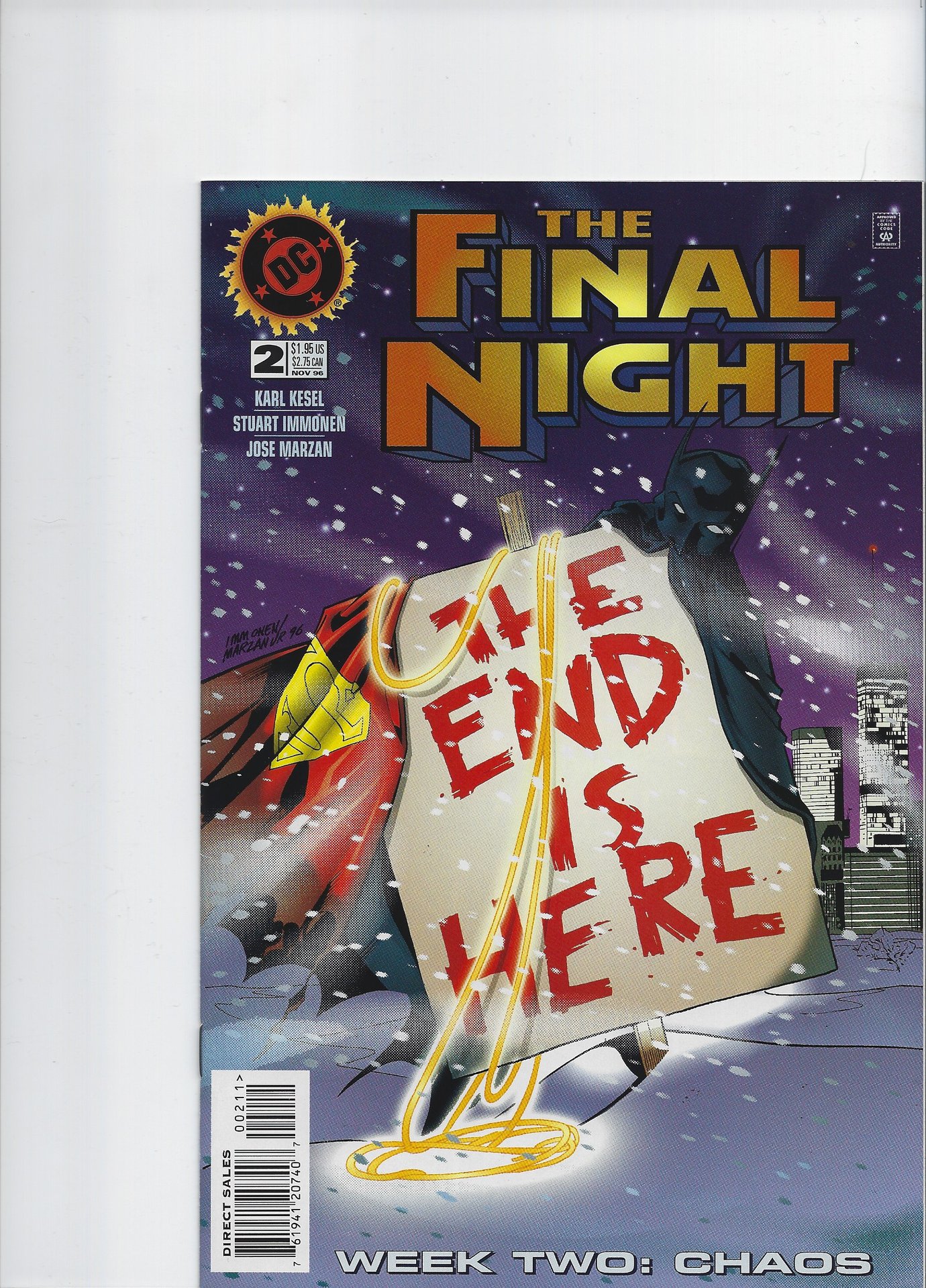the end is here (superman) the final night #2 | Comic Books - Bronze ...