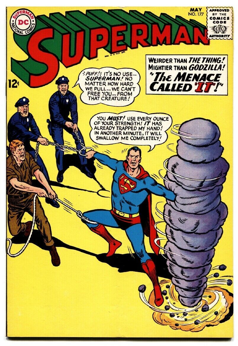 Superman #177 1965-Dc Comics-Menace Called "It" Horror Fn ...