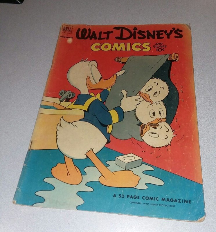 Walt Disney's Comics and Stories #146 dell comics 1952 golden age carl ...
