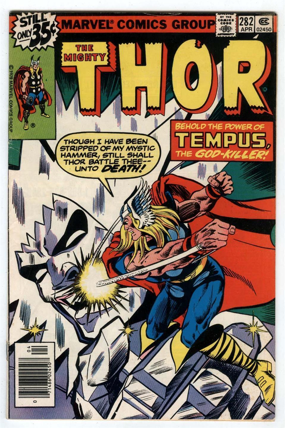Mighty Thor #282 1st App. of Time Keepers / Time Twisters Loki Disney+ ...