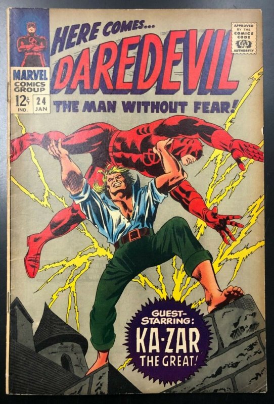 Daredevil (1964) #24 FN- (5.5) Ka-Zar Gene Colan Art | Comic Books ...