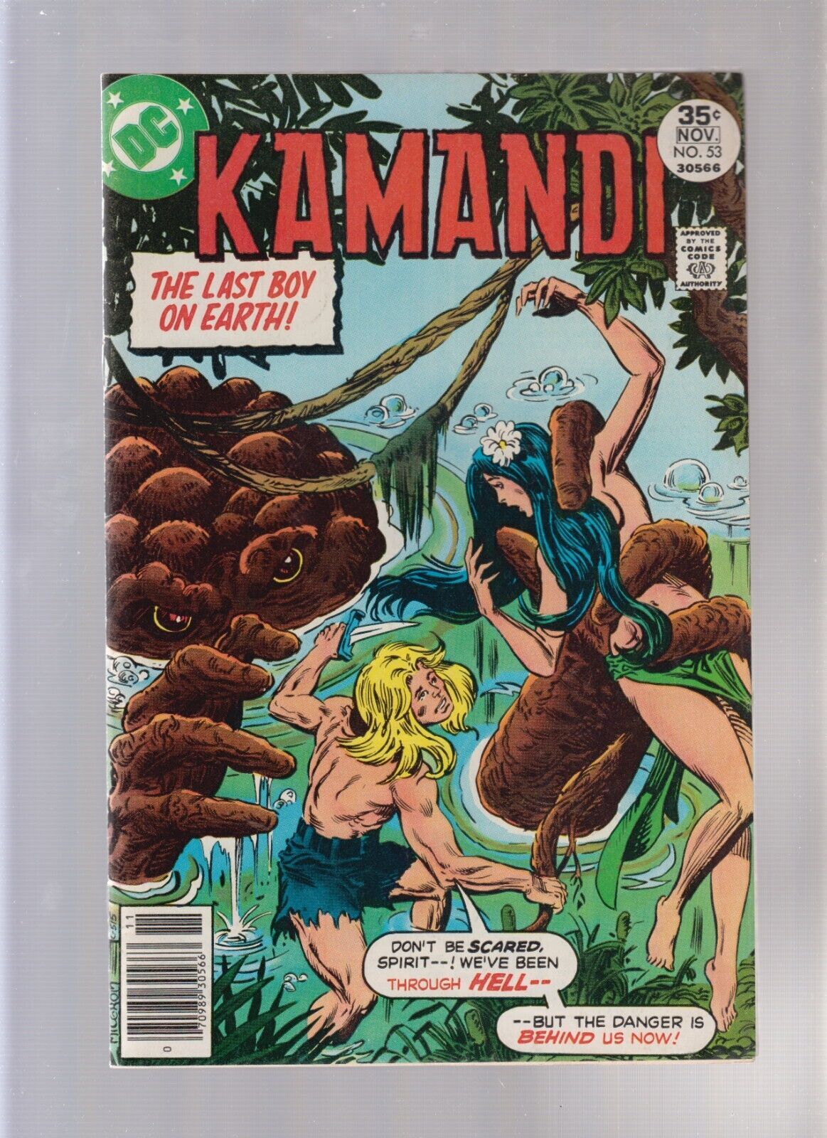 Kamandi, The Last Boy On Earth #53 - Al Milgrom Cover Art! (8.0) 1977 ...
