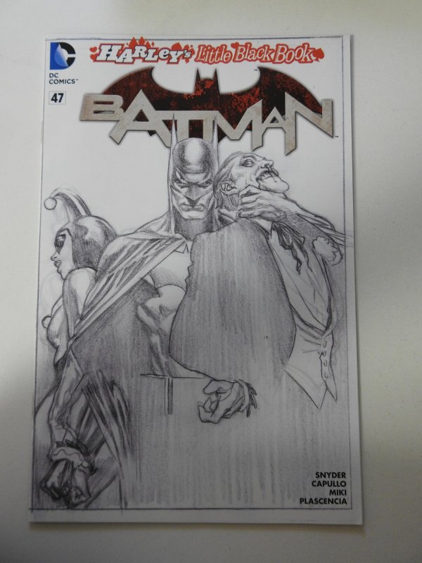 Batman #47 Harley's Little Black Book Alex Ross Sketch Cover (2016 ...