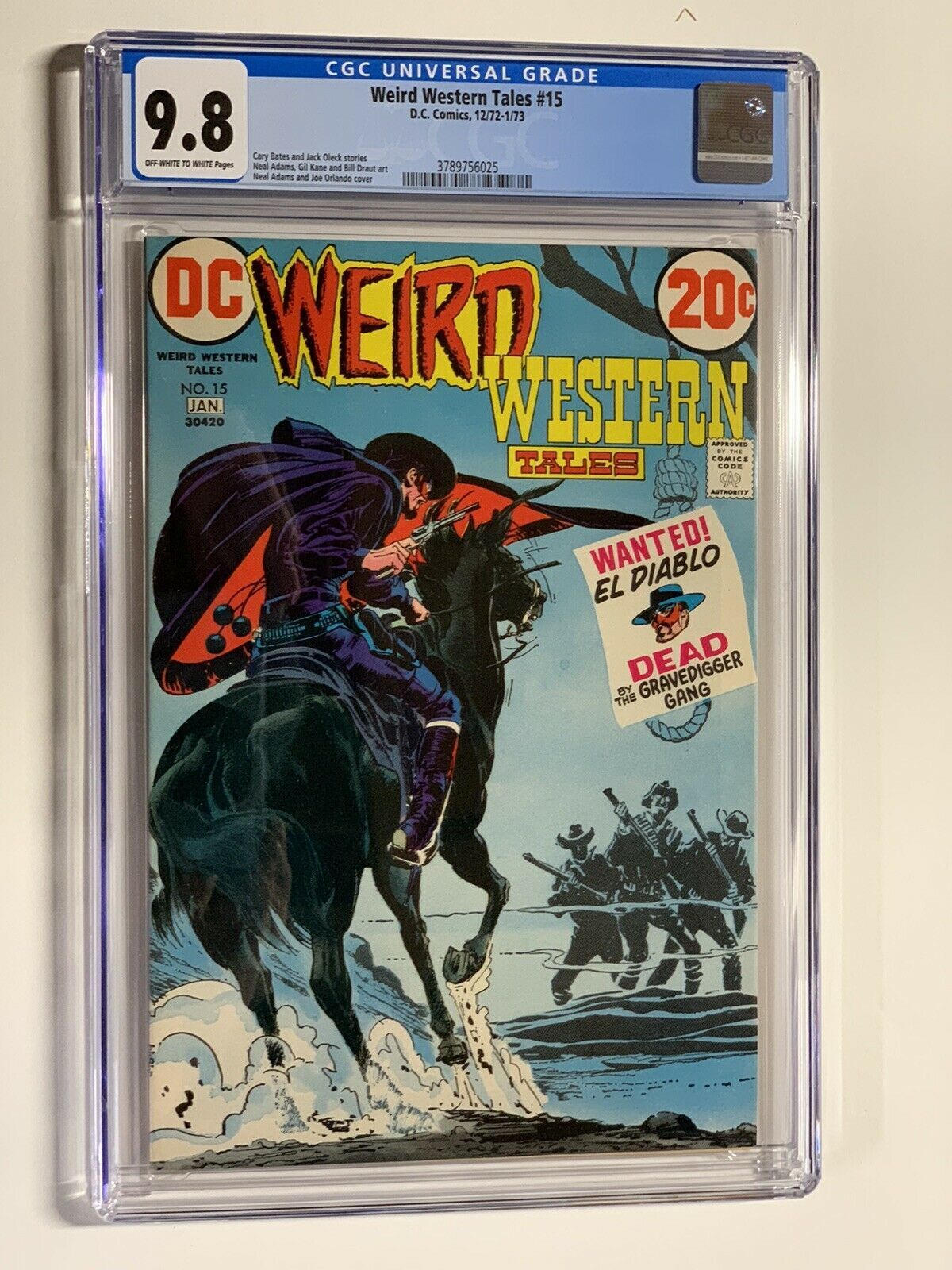 Weird Western Tales 15 cgc 9.8 ow/w pages dc comics 1972 | Comic Books ...