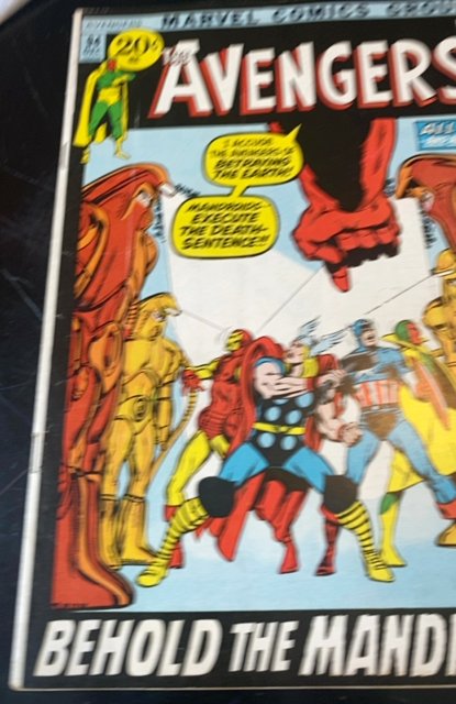 The Avengers #94 (1971)Neal Adams art Kree/Skrull war | Comic Books ...