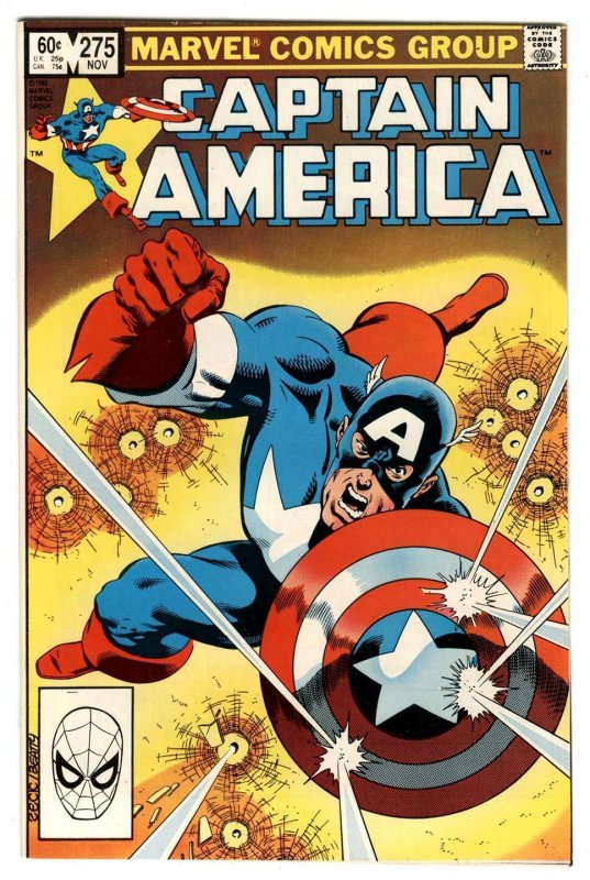 Captain America #275 1st Appearance 2nd Baron Zemo Disney MCU Key ...