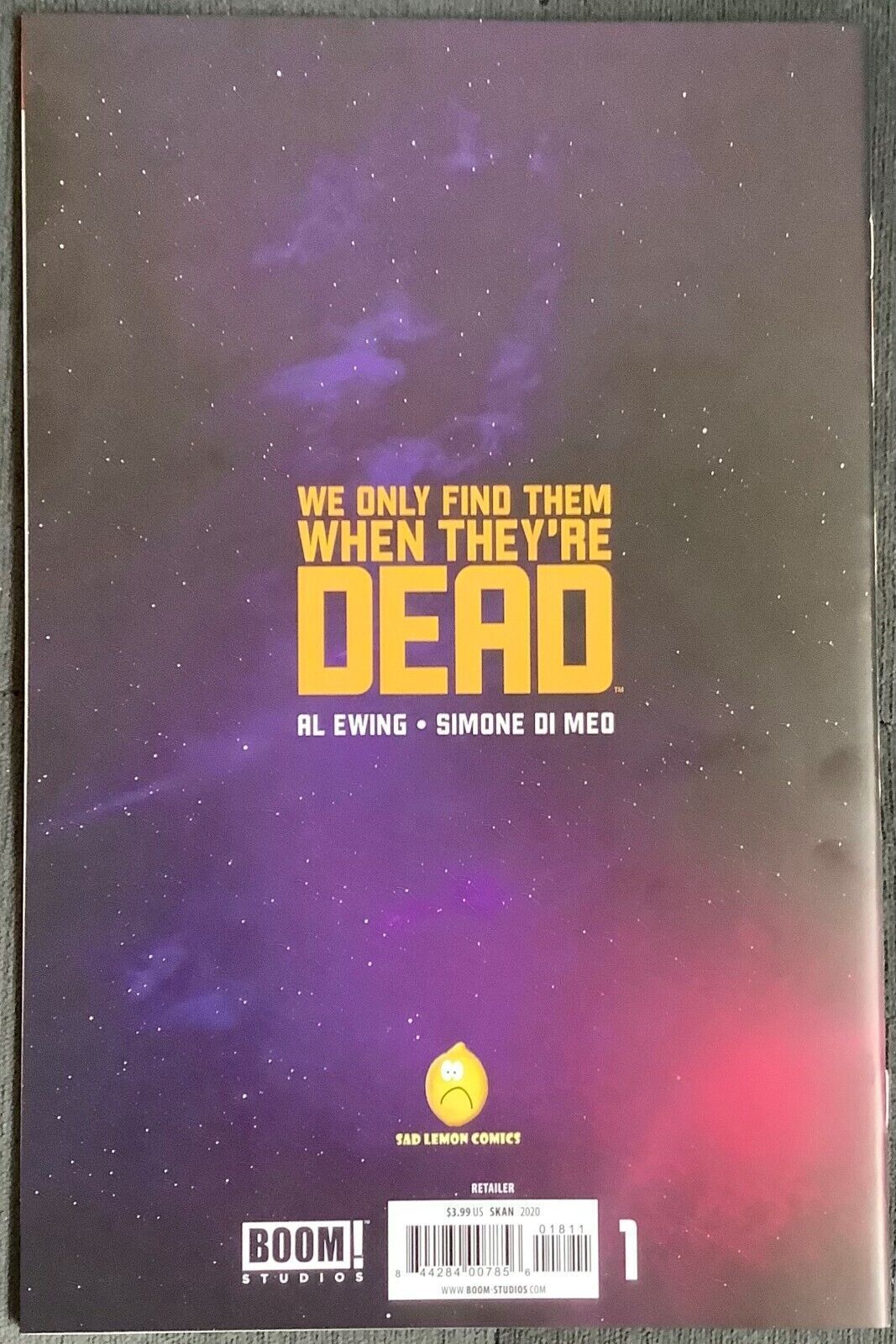 We Only Find Them When They're Dead #1 Sad Lemon Ed (2020, Boom ...
