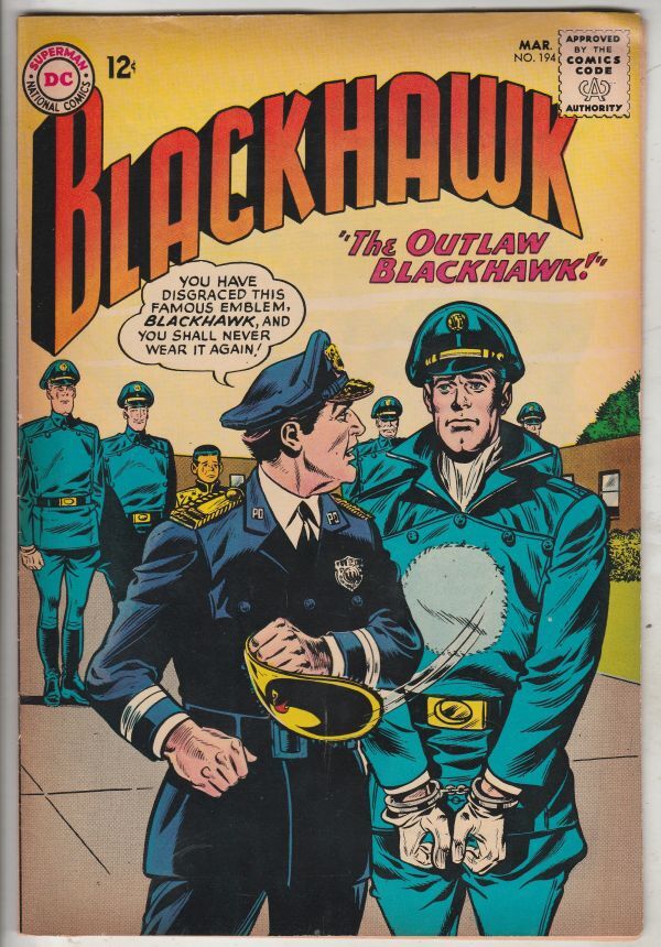 Blackhawk #194 (Mar-64) VF High-Grade Black Hawk, Chop Chop, Olaf ...