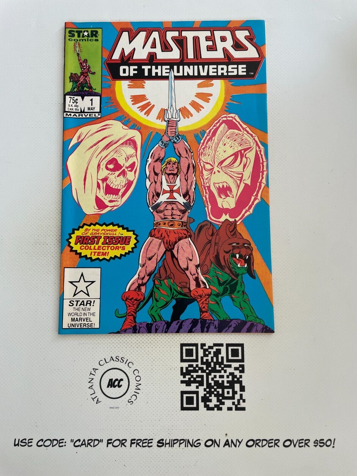 Masters Of The Universe # 1 NM Marvel Star Comic Book Skeletor He-Man ...