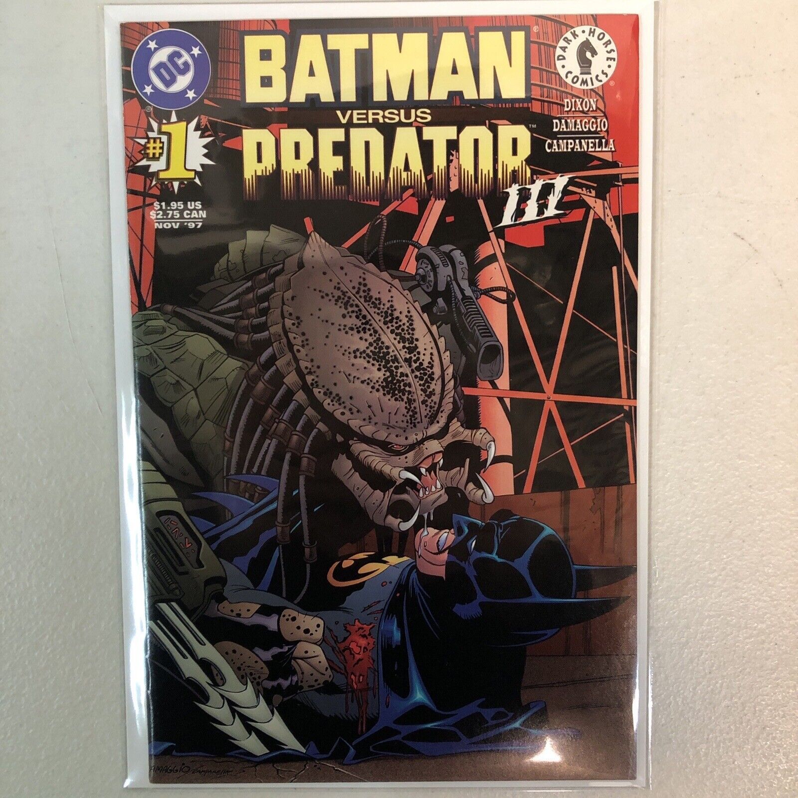 Batman VS Predator III (1997) Complete Set # 1-4 (VF/NM) DC & Dark ...