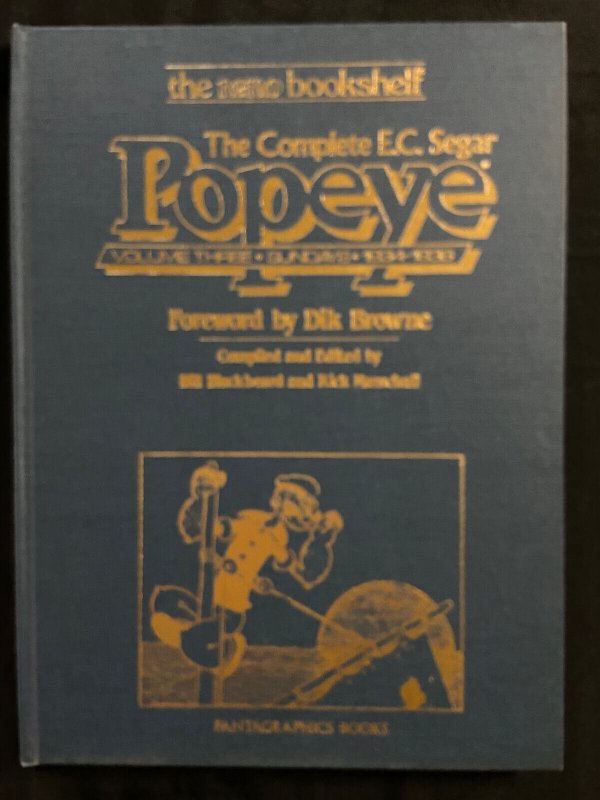 Popeye Complete E.C. Segar the Nemo Bookshelf VF/NM Large HC Volume 3 ...