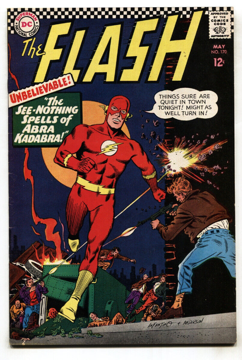 THE FLASH #170--1967--DC--DR FATE--DR MIDNITE--comic book | Comic Books ...