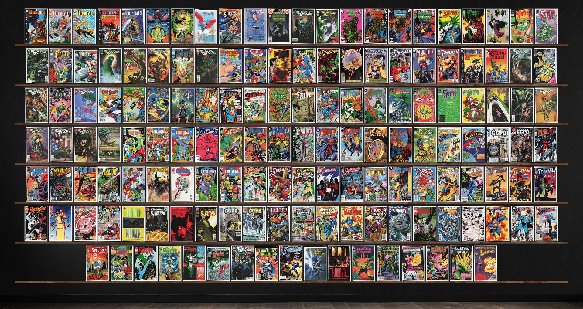 Huge Lot 140+ Comics with The Spectre, Starman, Manhunter, Doctor Fate ...