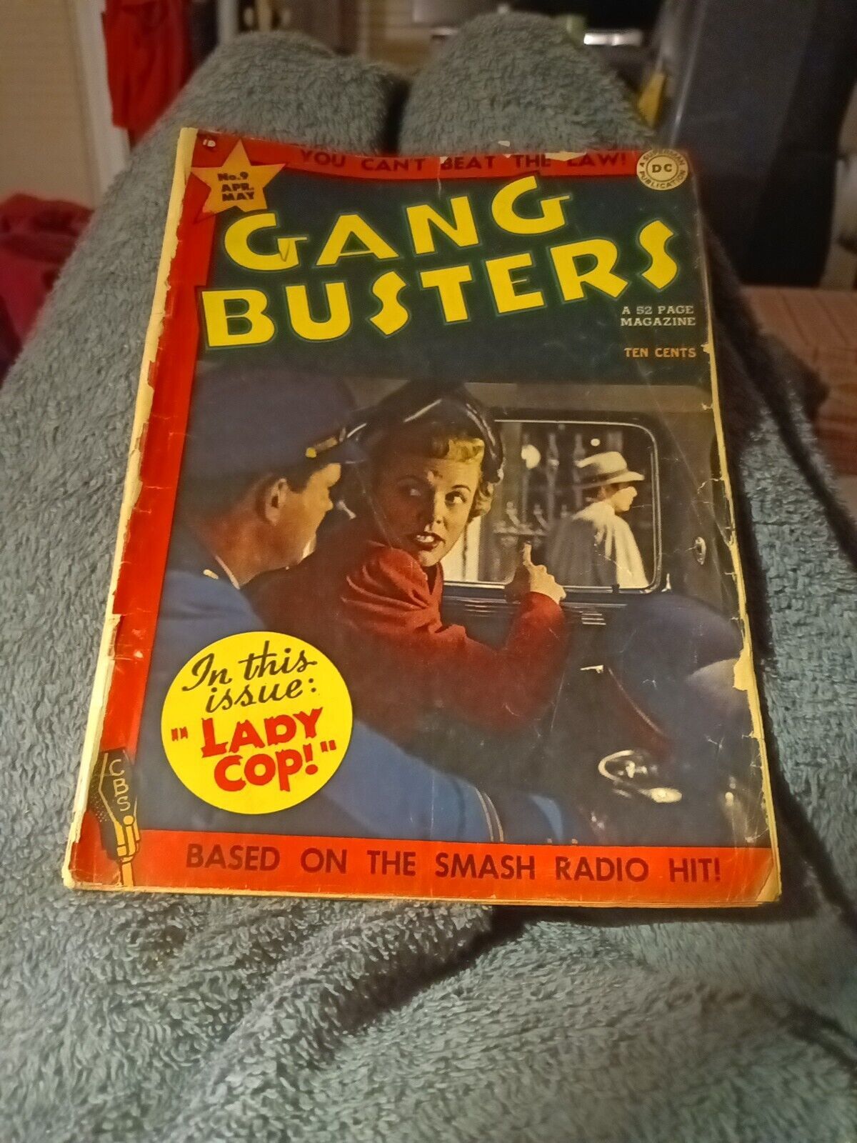Gang Busters #9 Golden Age Pre-code Crime 1949 Lady Cop! Photo Cover Dc ...