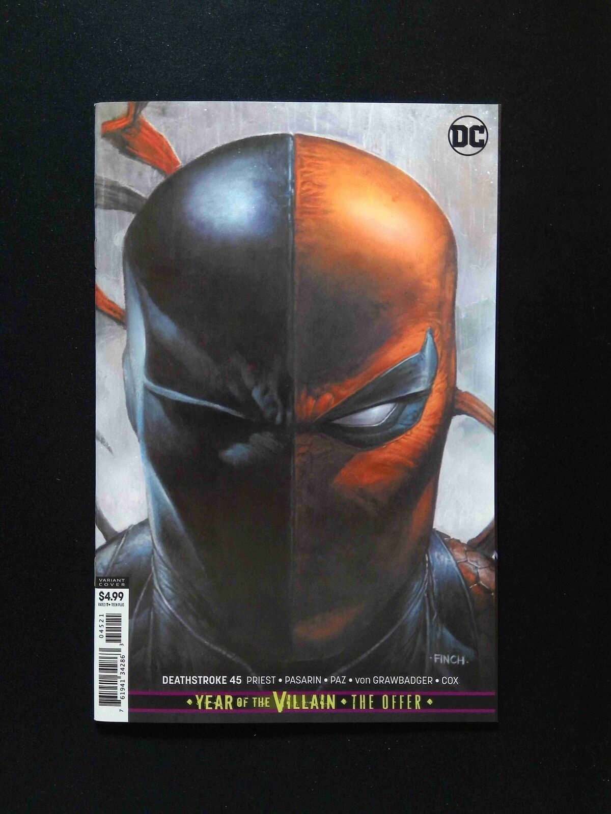 Deathstroke #45B (3rd Series) DC Comics 2019 NM+ Finch Variant | Comic ...