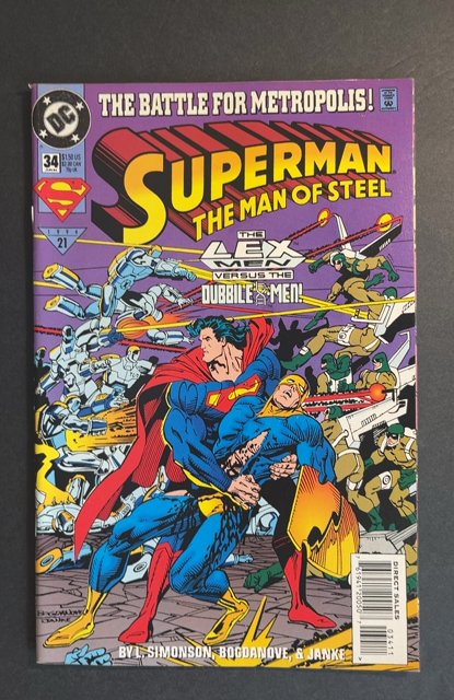 Superman: The Man of Steel #34 (1994) | Comic Books - Modern Age, DC ...