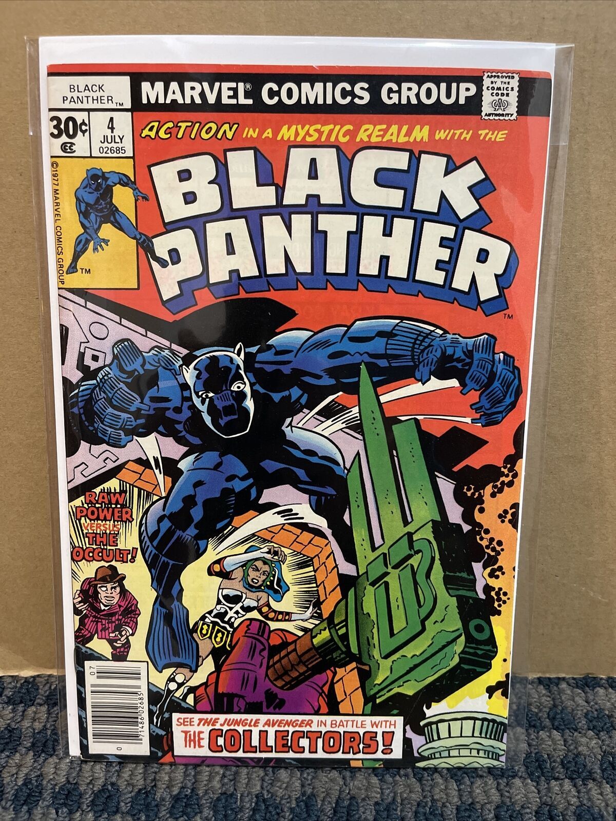 1976-77 BLACK PANTHER Comics,Marvel #1-5 w/King Cadaver,+Jungle Action ...