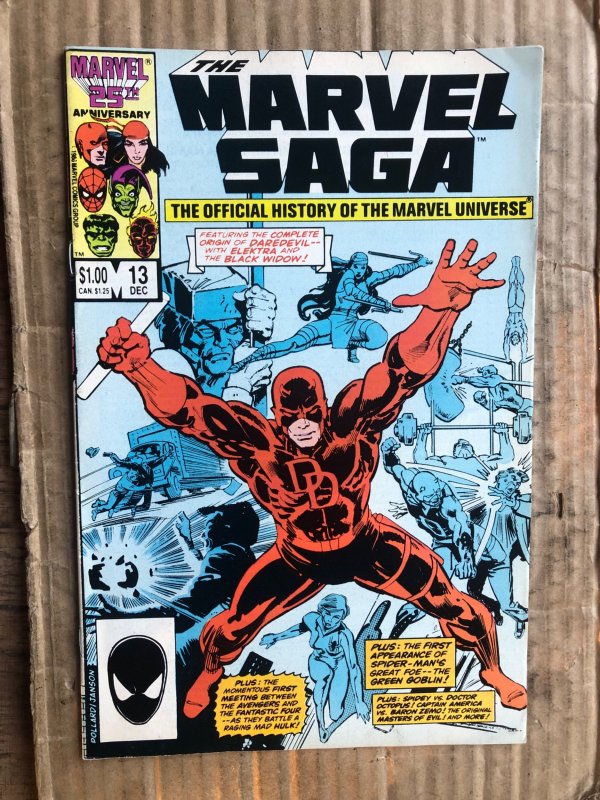 The Marvel Saga The Official History of the Marvel Universe #13 (1986 ...