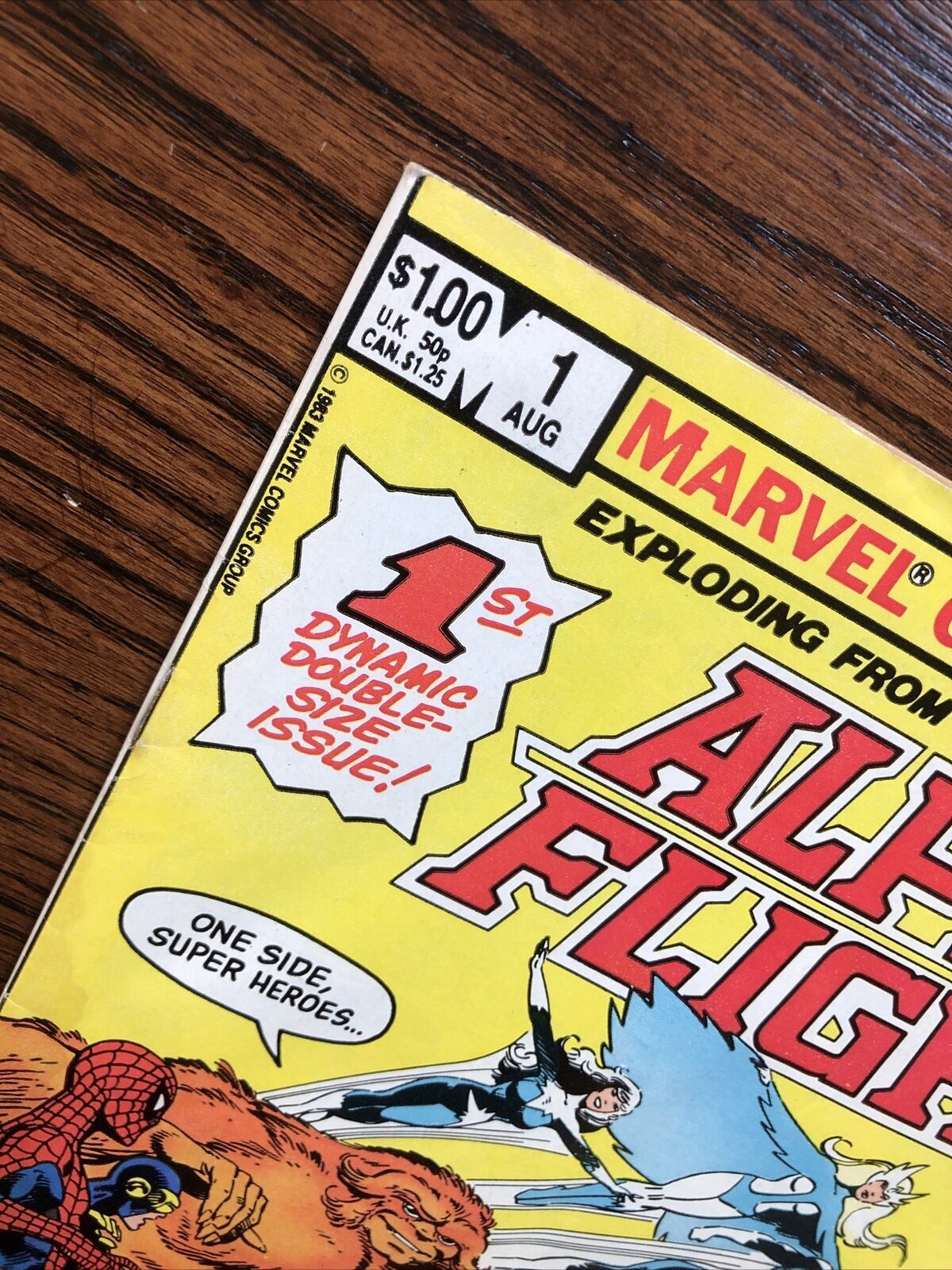 Alpha Flight #1 NICE!!! Marvel 1983 1st App Puck 1st Cameo Gamma Flight ...