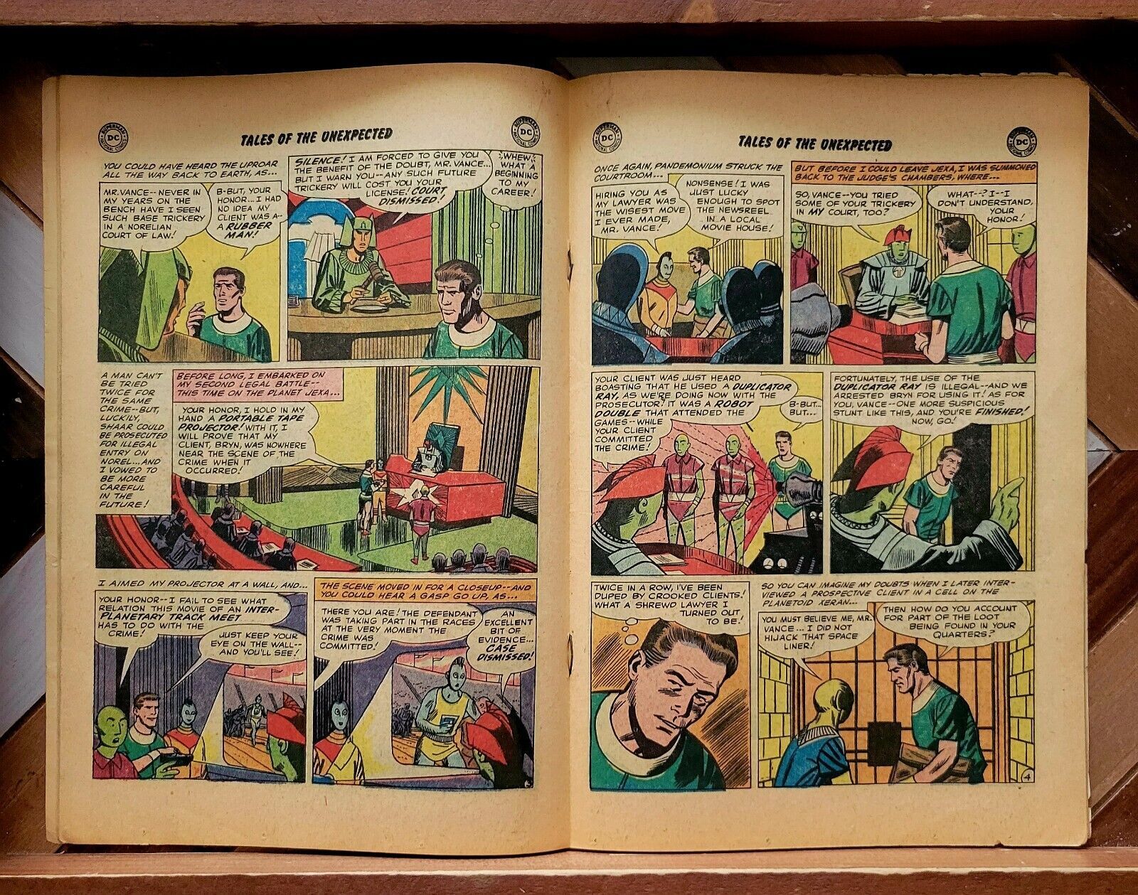 TALES of the UNEXPECTED #44 VG (DC 1959) Space Ranger, Myra, Cryll ...