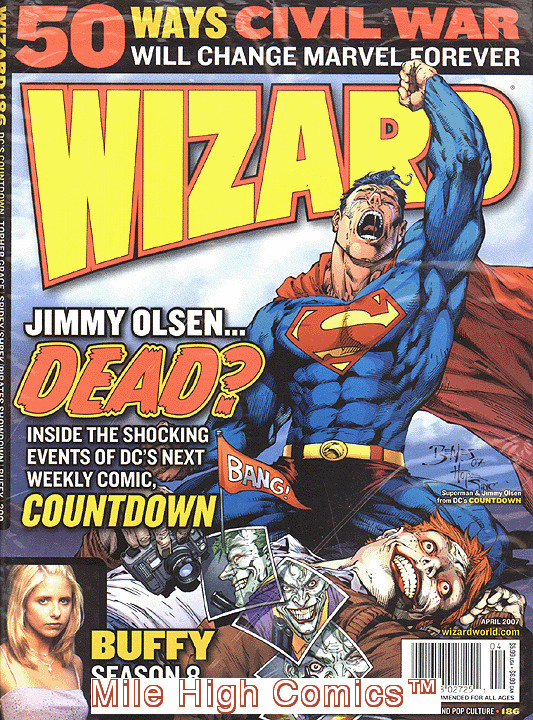 Wizard: Guide to Comics Magazine (1991 Series) #186 Superman Near Mint ...