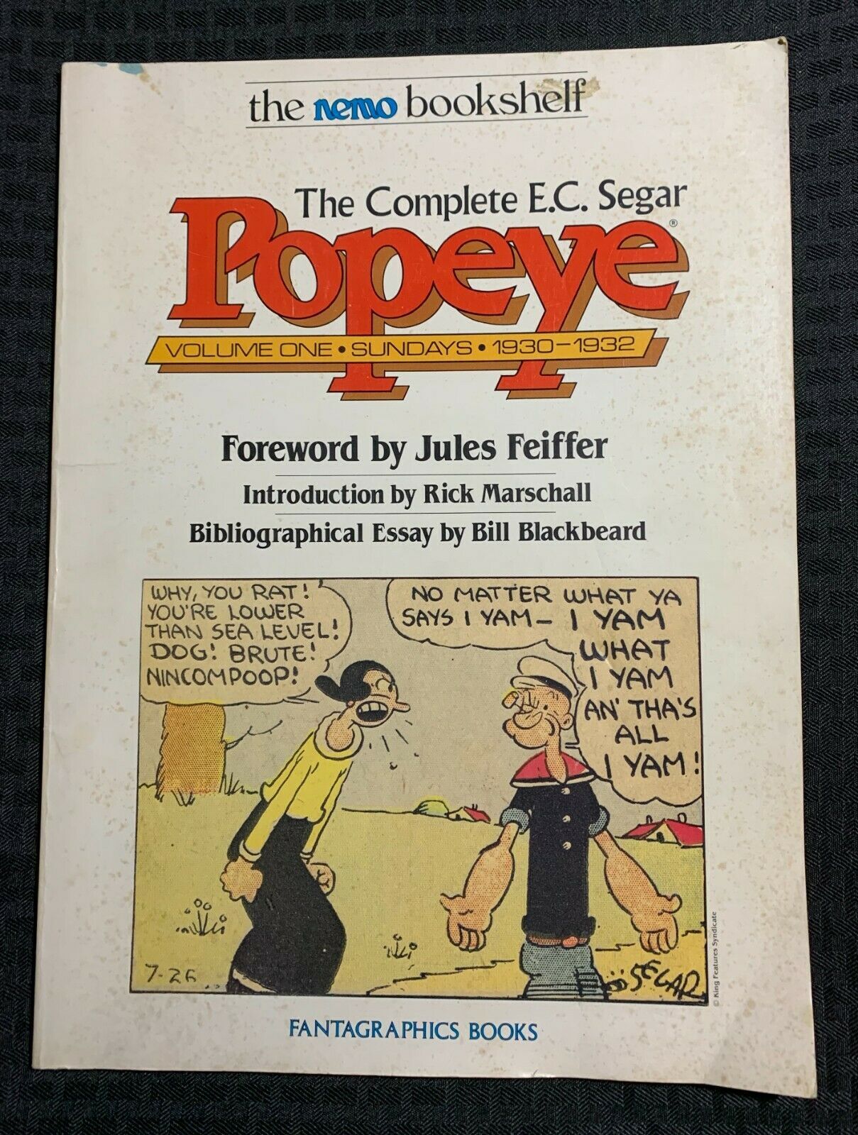 1984 The Complete E.C.Segar POPEYE v.1 Sundays SC FN- 5.5 1st ...