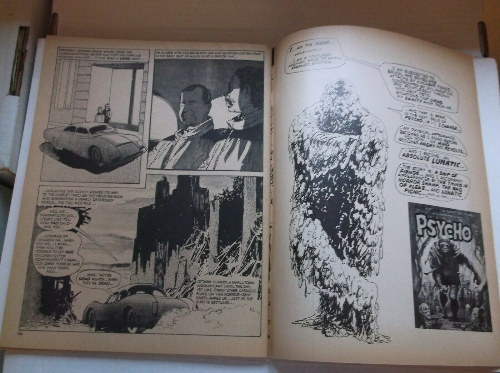 Skywald: Nightmare #11, "The Wetness in the Pit", Ghouls in Cave Cover ...