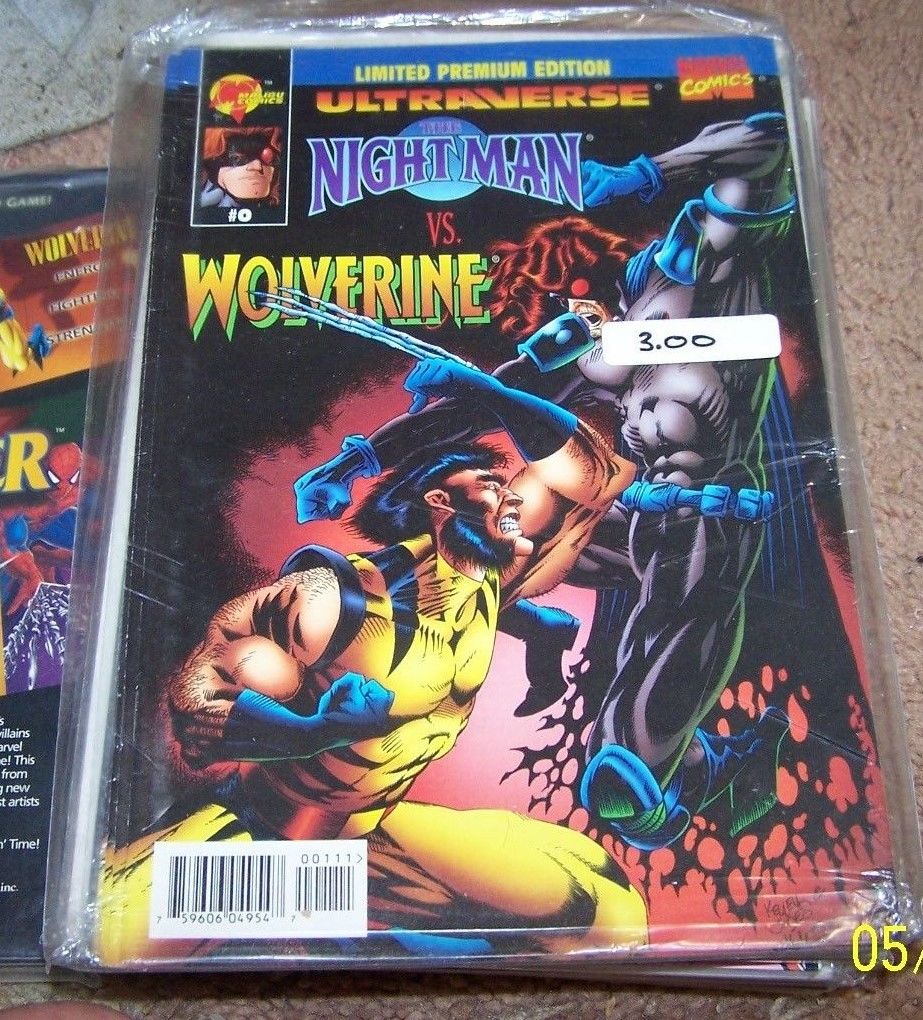 NIGHTMAN vs WOLVERINE comic #0 VERY RARE limited edition MARVEL | Comic ...