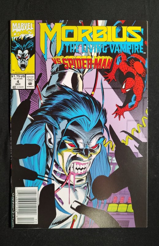 Morbius: The Living Vampire #4 Newsstand Edition (1992) | Comic Books ...