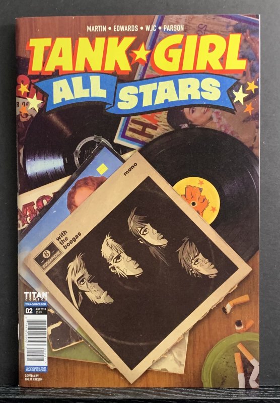 Tank Girl: All Stars #2 (2018) Brett Parson Art & Cover / Alan Martin ...