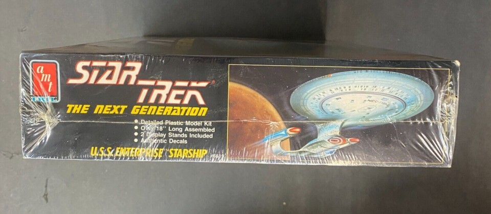 Star Trek The Next Generation U.S.S. Enterprise Starship Model Kit AMT ...