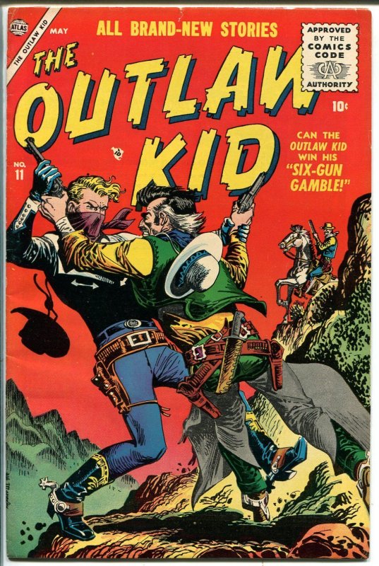 Outlaw Kid #11 1956-Atlas-Joe Maneely cover-Doug Wilding art-VF | Comic ...