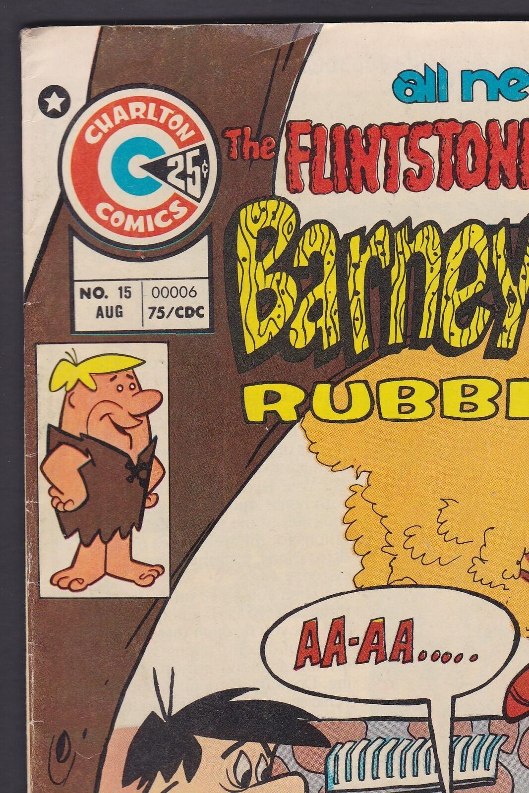 Barney and Betty Rubble #15 (Aug 1975) 6.0 FN Charlton Comic | Comic ...