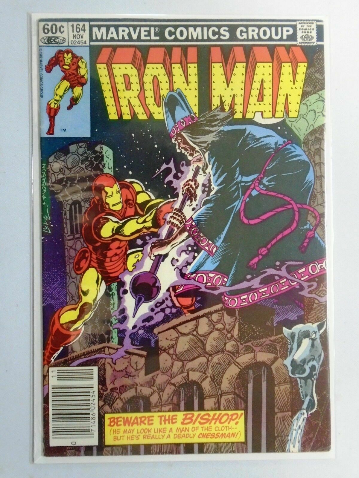 Iron Man (1st Series) #164, Newsstand Edition 6.0/FN (1982) | Comic ...