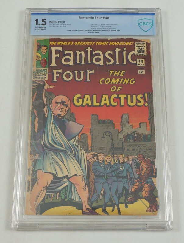 Fantastic Four #48 CBCS 1.5 1st appearance of Silver Surfer & Galactus ...