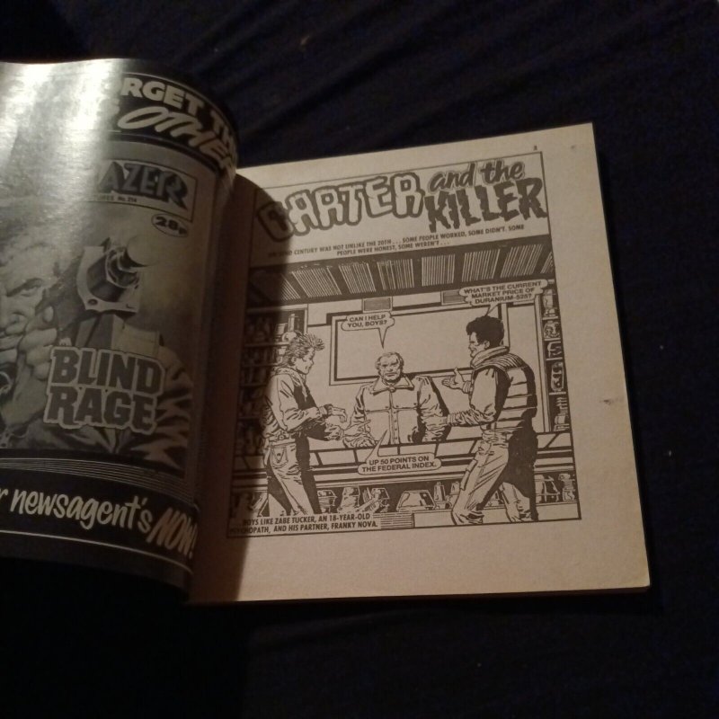 Starblazer Space Fiction Adventure In Pictures 215 Carter And The