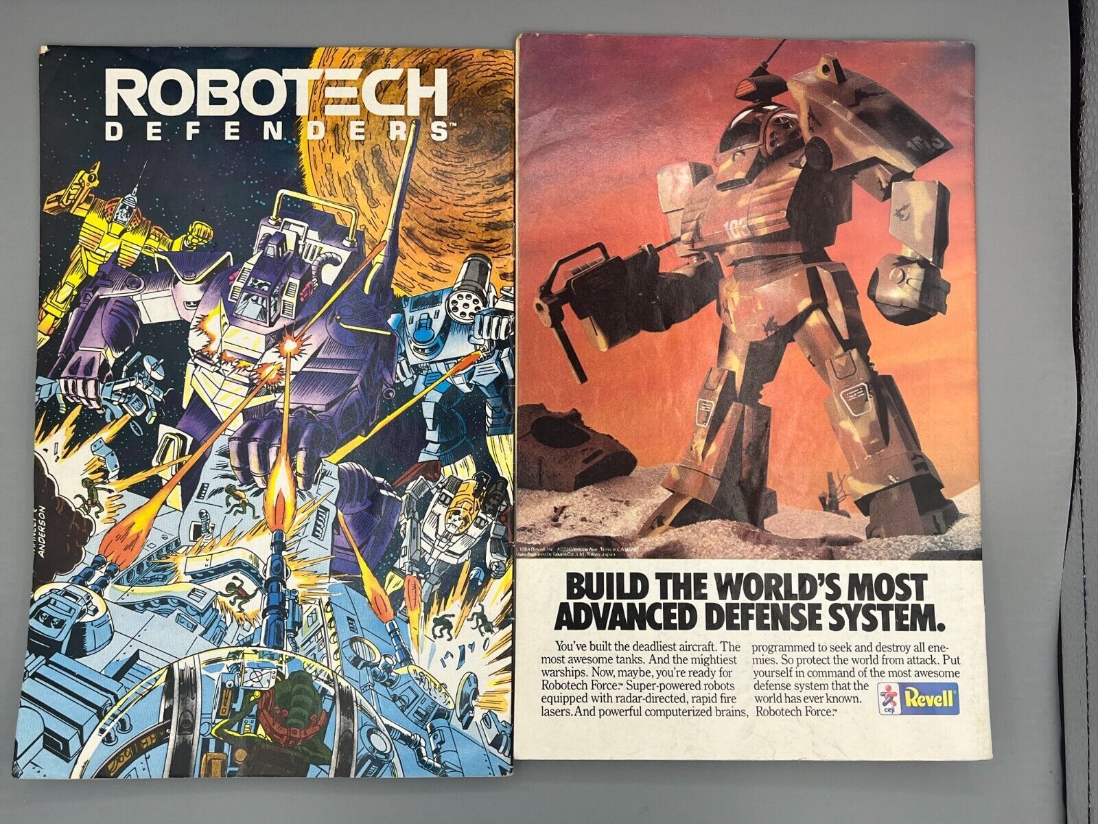 Robotech Defenders #1 2 Complete Newsstand Set (1985 DC Comics) FN ...