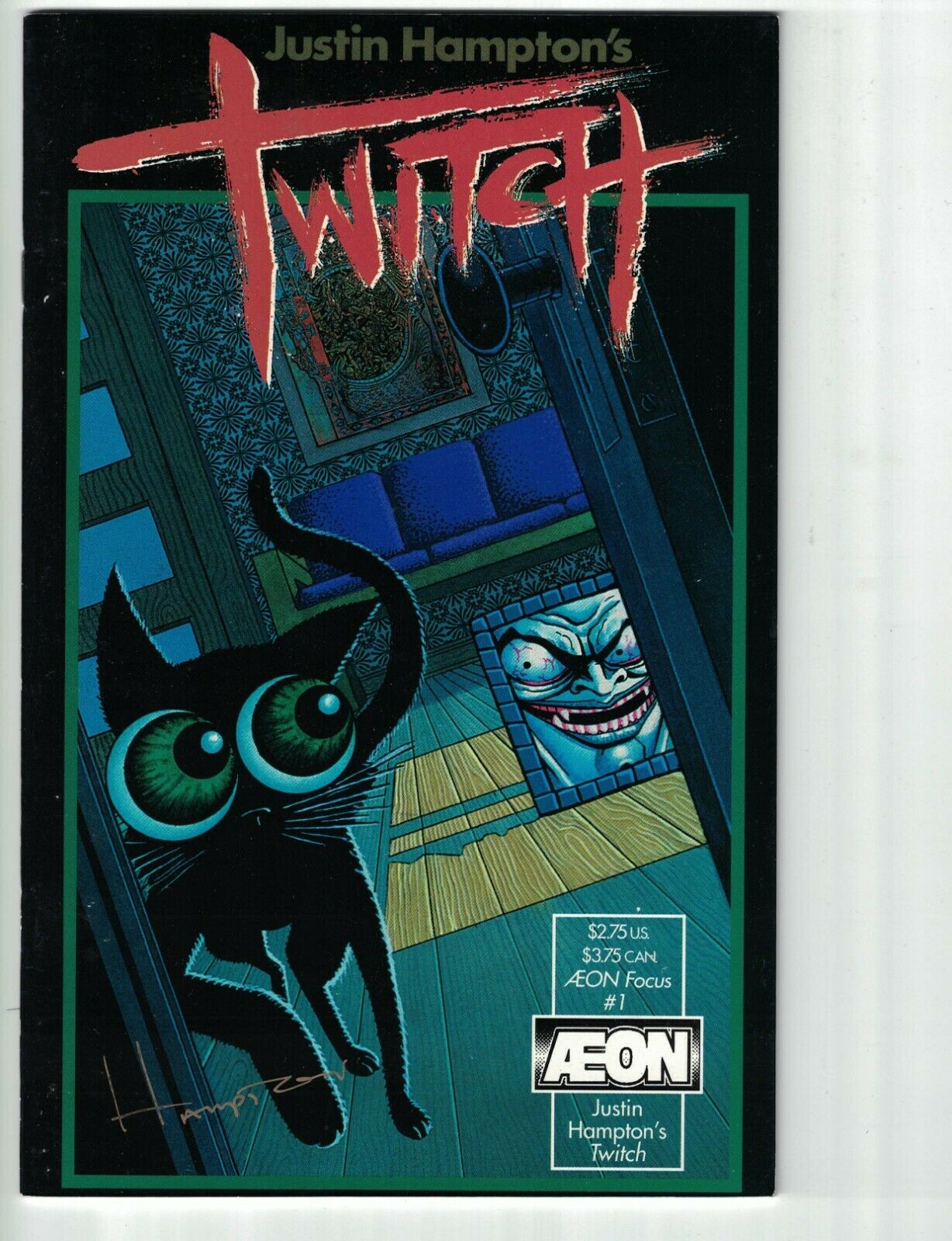 Aeon Focus #1 FN Justin Hampton's Twitch - signed - 1994 - funny ...