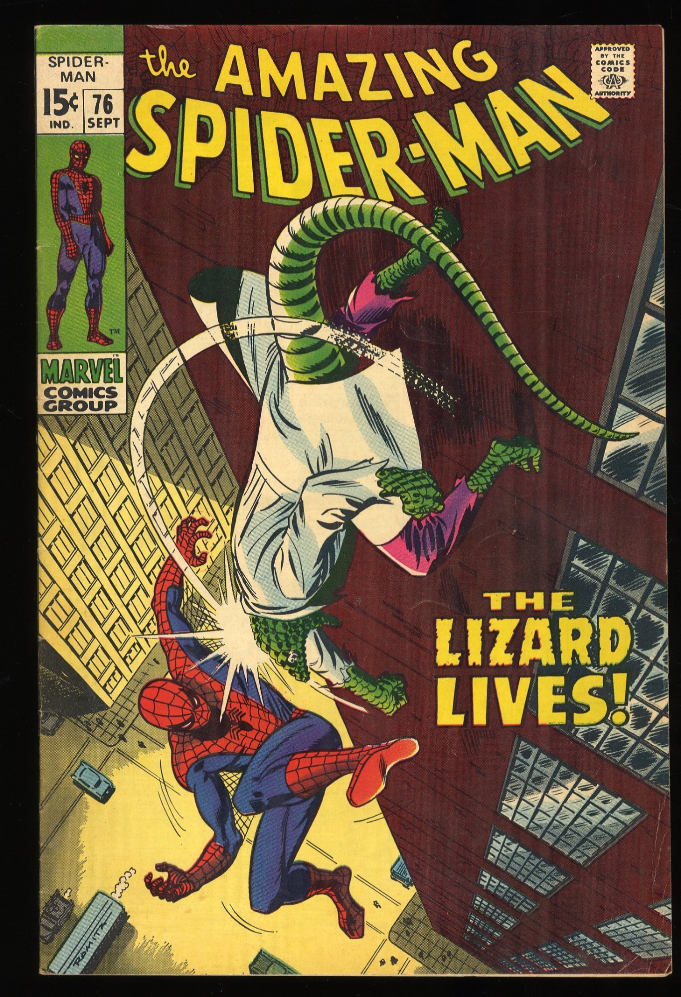 Amazing Spider-Man #76 VF- 7.5 Lizard Human Torch Appearance! | Comic ...