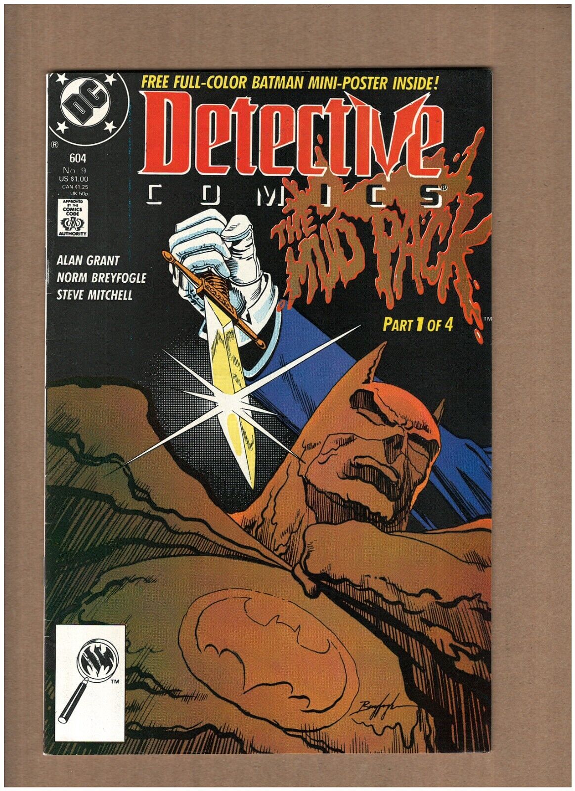 Detective Comics #604 DC Comics 1989 Batman Mudpack pt.1 W/Poster VF 8.0 | Comic Books - Copper ...