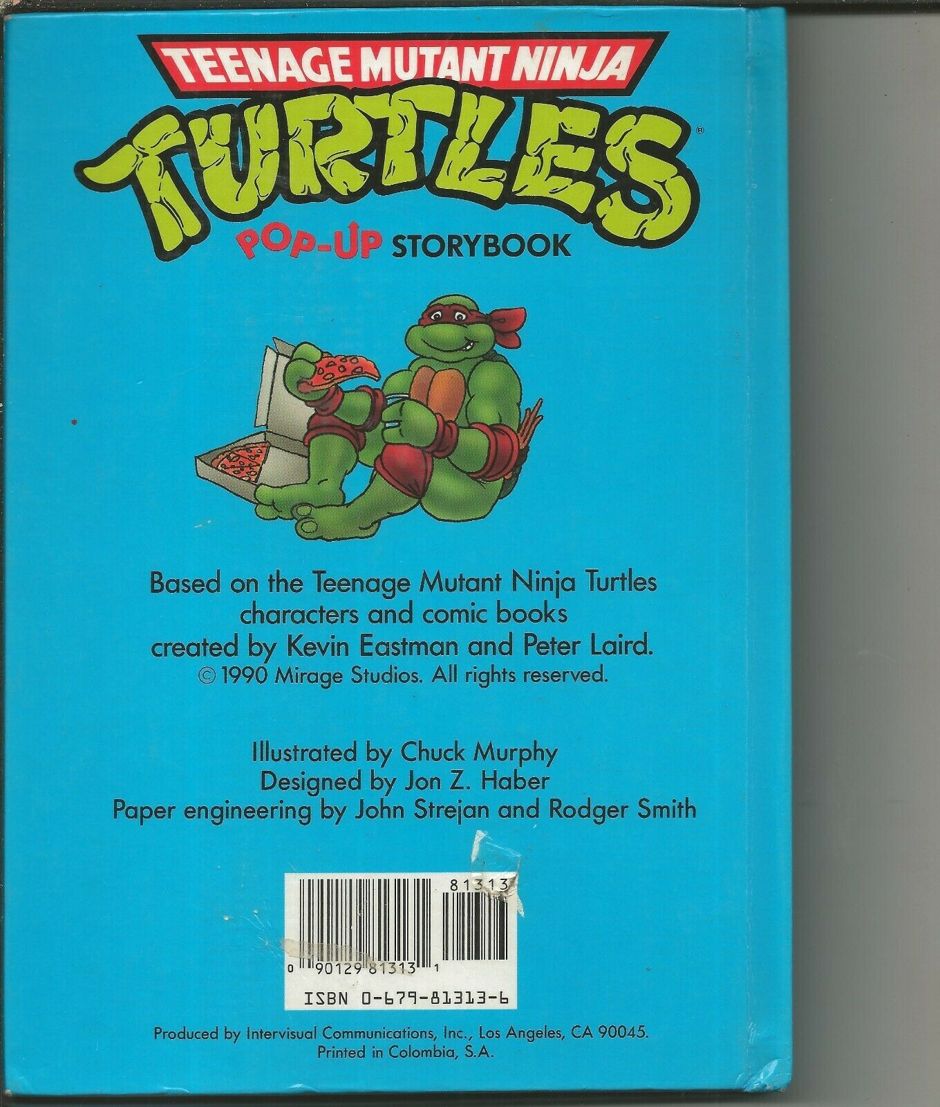 ORIGINAL Vintage 1990 Teenage Mutant Ninja Turtles TMNT Pop Up ...
