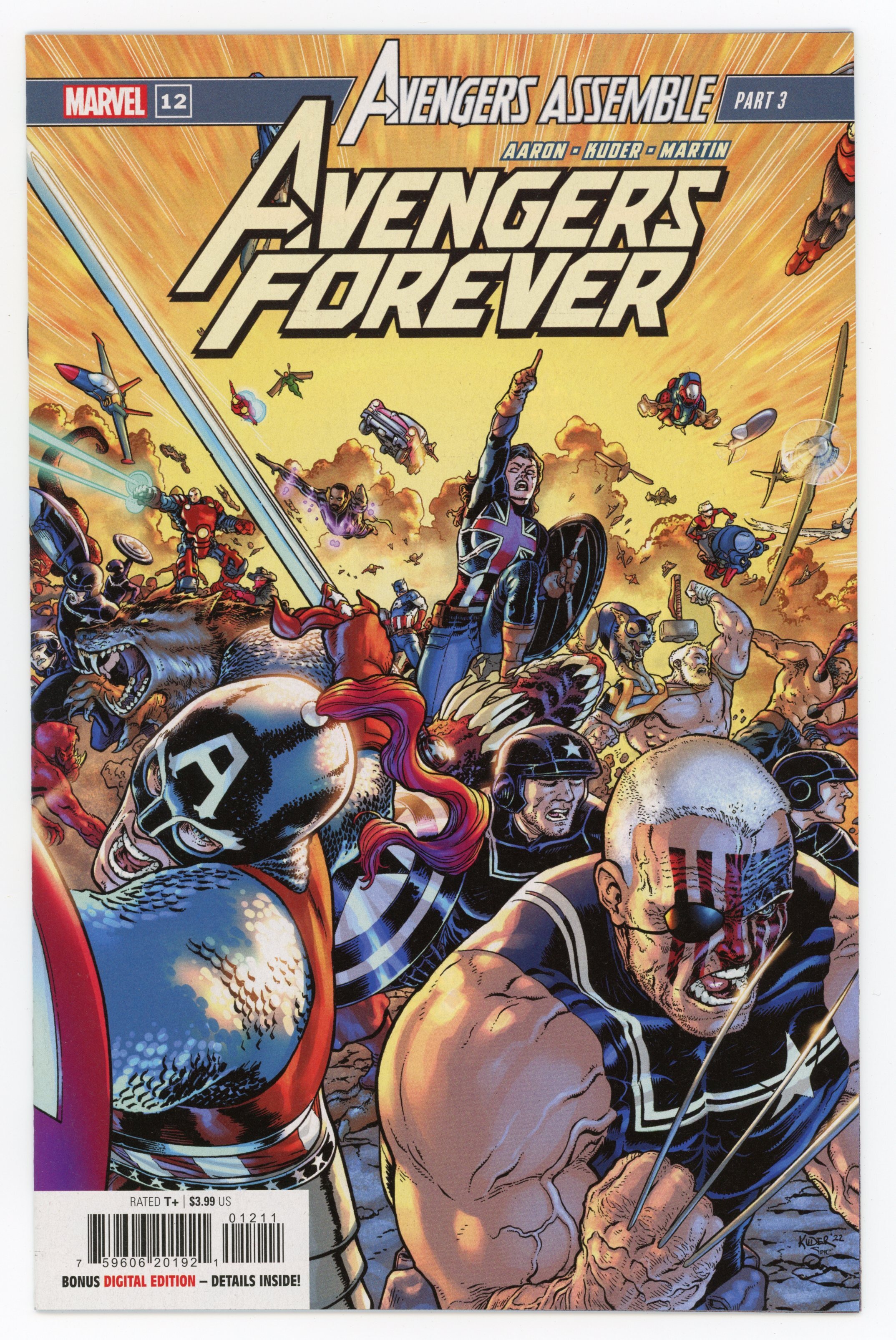 Avengers Forever #12 (2023 v2) Howling Commandos Cap Wolf NM | Comic ...