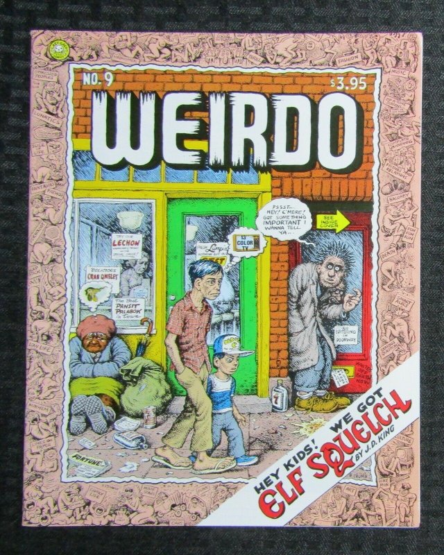 1993 WEIRDO Magazine #9 FVF 7.0 R Crumb / Last Gasp / Fisherman ...