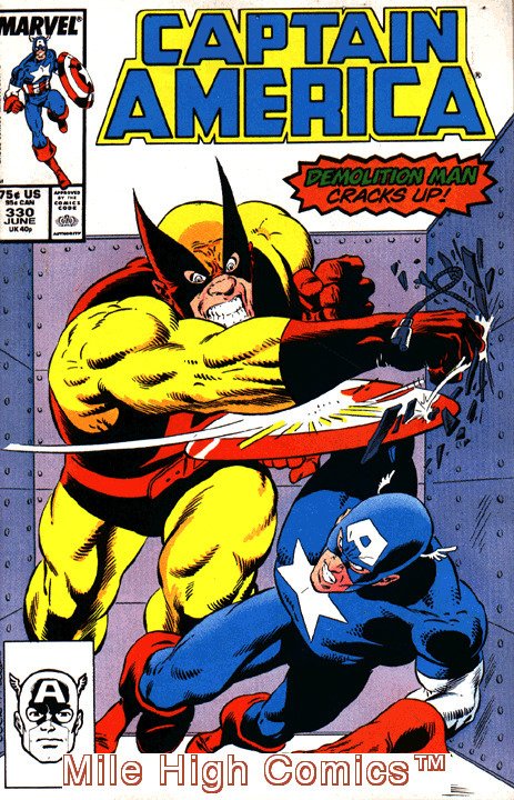 CAPTAIN AMERICA (1968 Series) (MARVEL) #330 Fair Comics Book | Comic ...