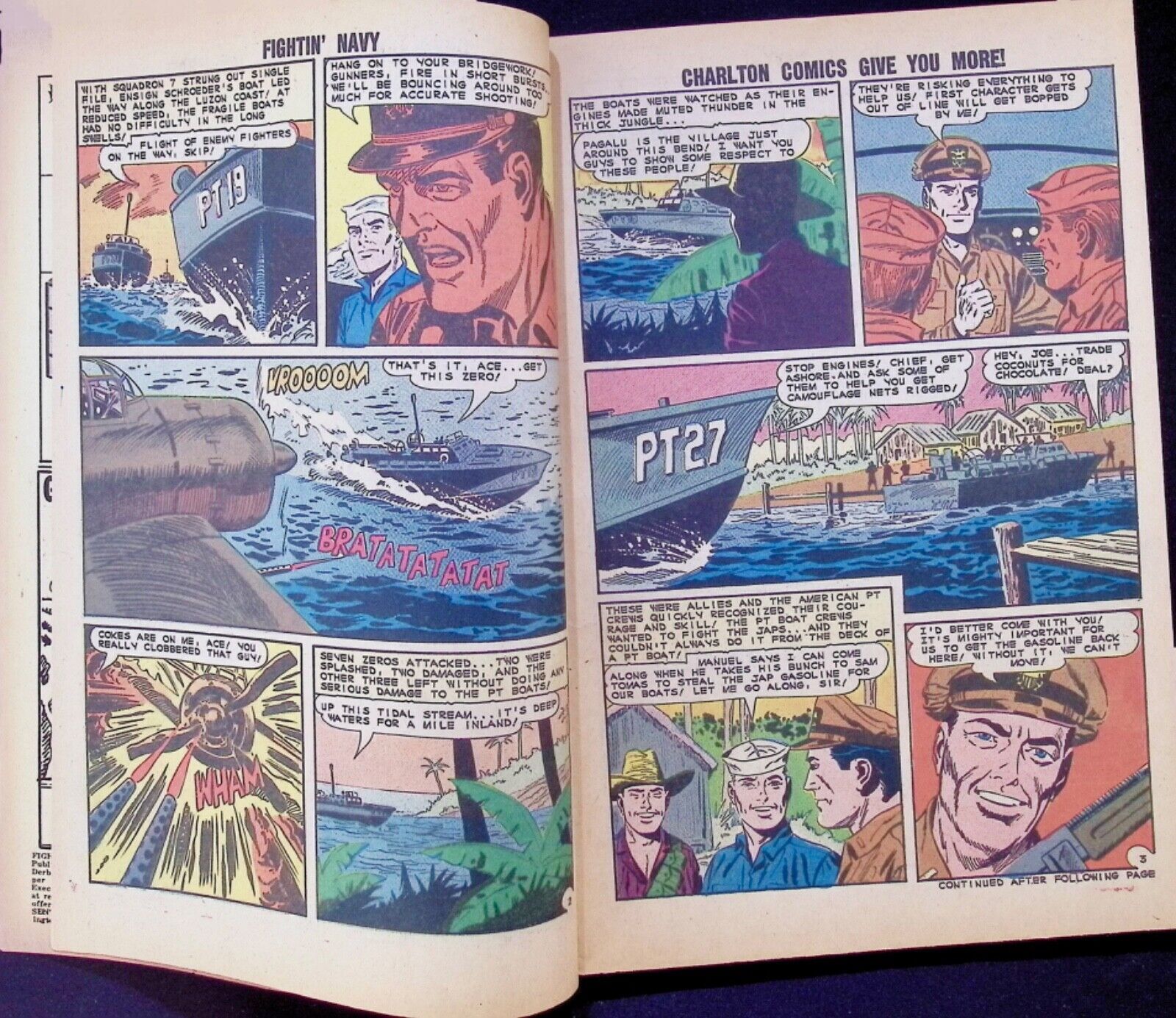 FIGHTIN’ NAVY Comic Issue 117 — 1964 Charlton Comics 32 Pages 12 Cent ...