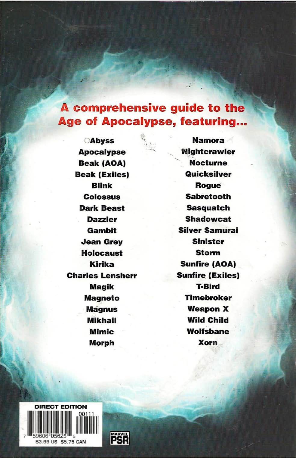 Official Handbook of the Marvel Universe: X-Men - Age of Apocalypse ...