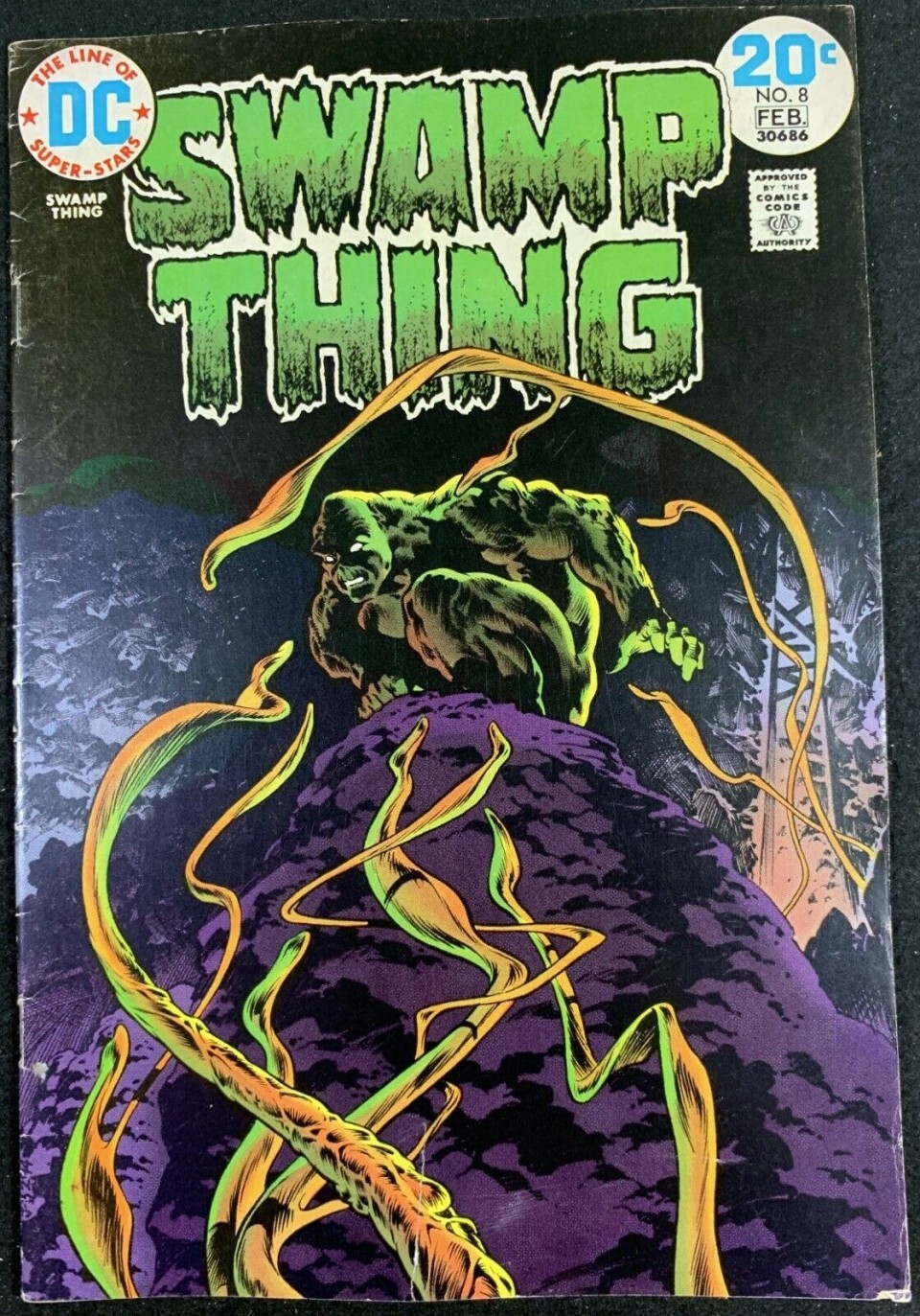 Swamp Thing (1972) #8 FN+ (6.5) Bernie Wrightson Cover & Art | Comic ...