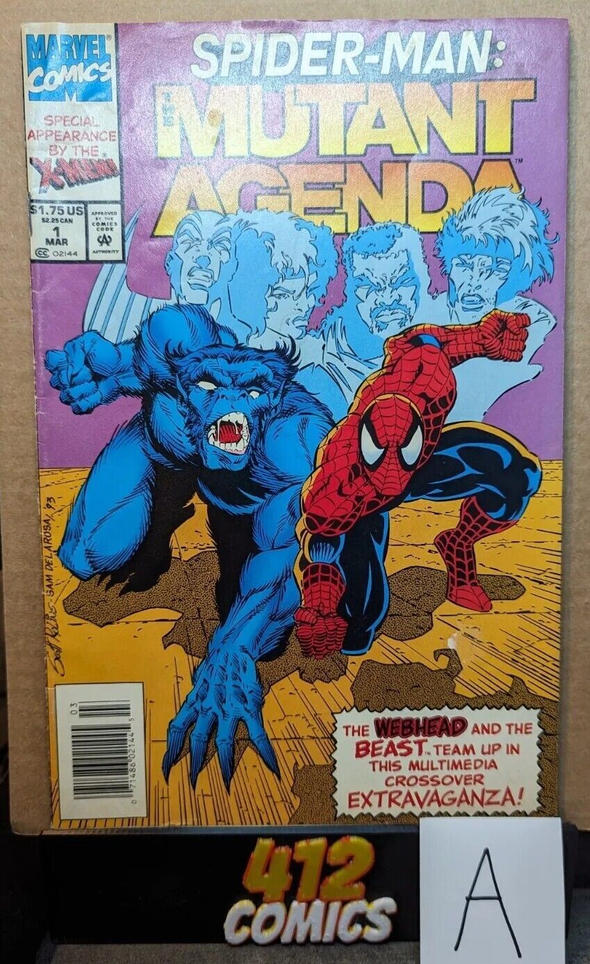 Spider-Man: The Mutant Agenda #1 Newsstand- Marvel 1994-Combine Ship ...