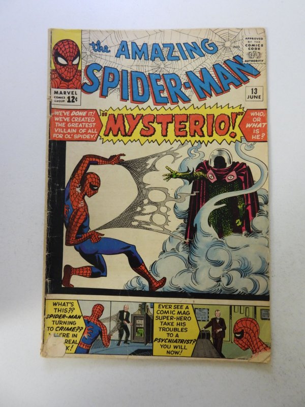 The Amazing Spider-Man #13 (1964) 1st appearance of Mysterio GD ...